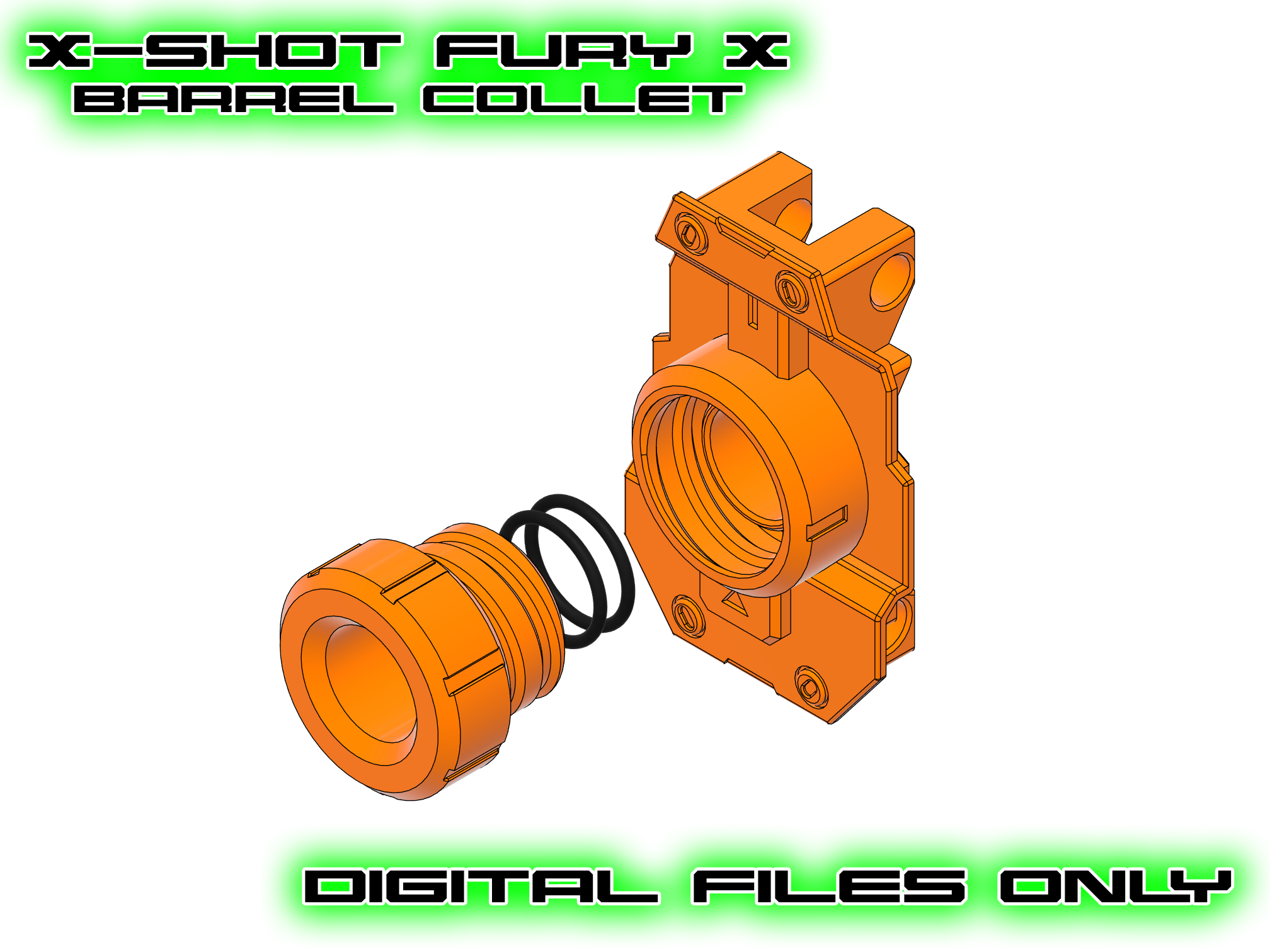 X-Shot Fury X Barrel Collet (DIGITAL FILE)